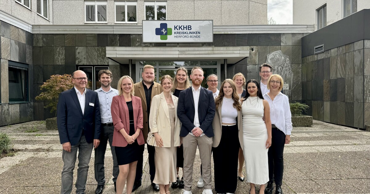 KKHB feiern Examen | Kreiskliniken Herford-Bünde